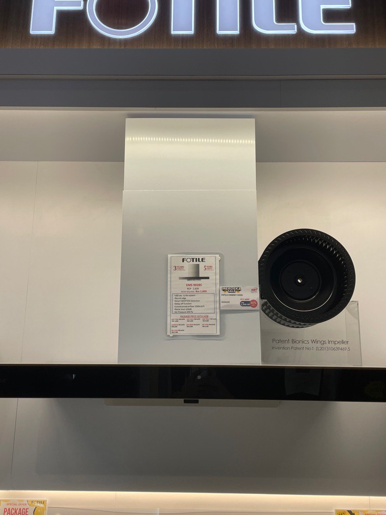FOTILE Chimney Kitchen Hood EMS9028S Free Gift WD1, TV & Home ...