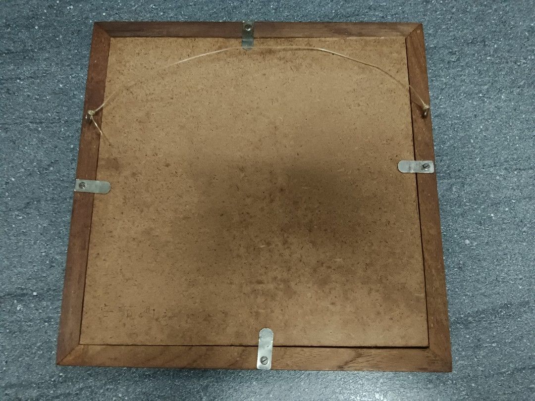 Frame picture bingkai kayu lama mybe jati vintage koleksi collection ...