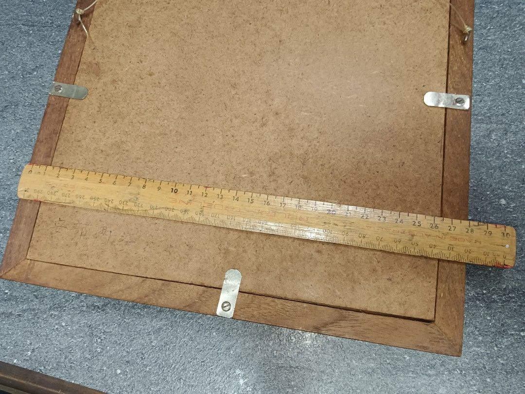 Frame picture bingkai kayu lama mybe jati vintage koleksi collection ...