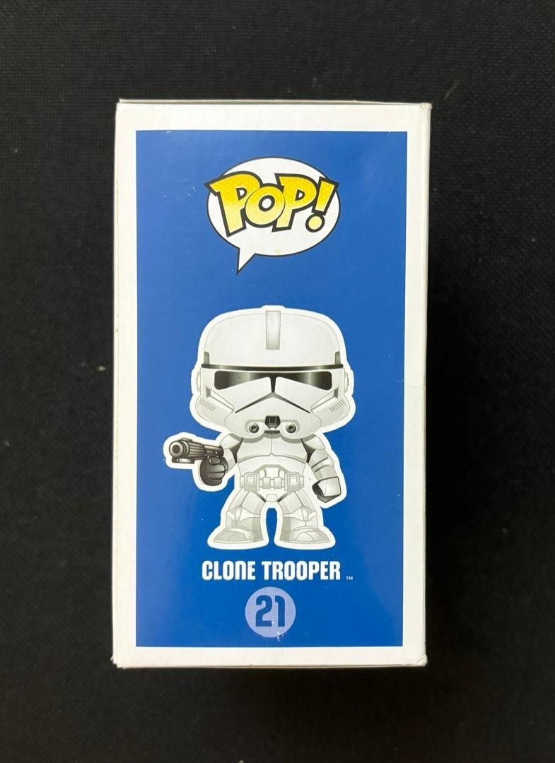 FUNKO POP STAR WARS CLONE TROOPER 21 RARE BLUE BOX OG, Hobbies & Toys ...