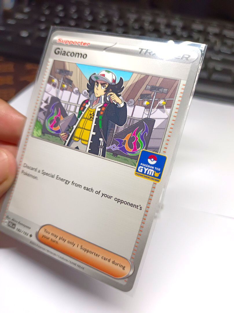 Giacomo - 182/193 (GYM Limited Edition) Paldea Evolved - Pokemon TCG ...