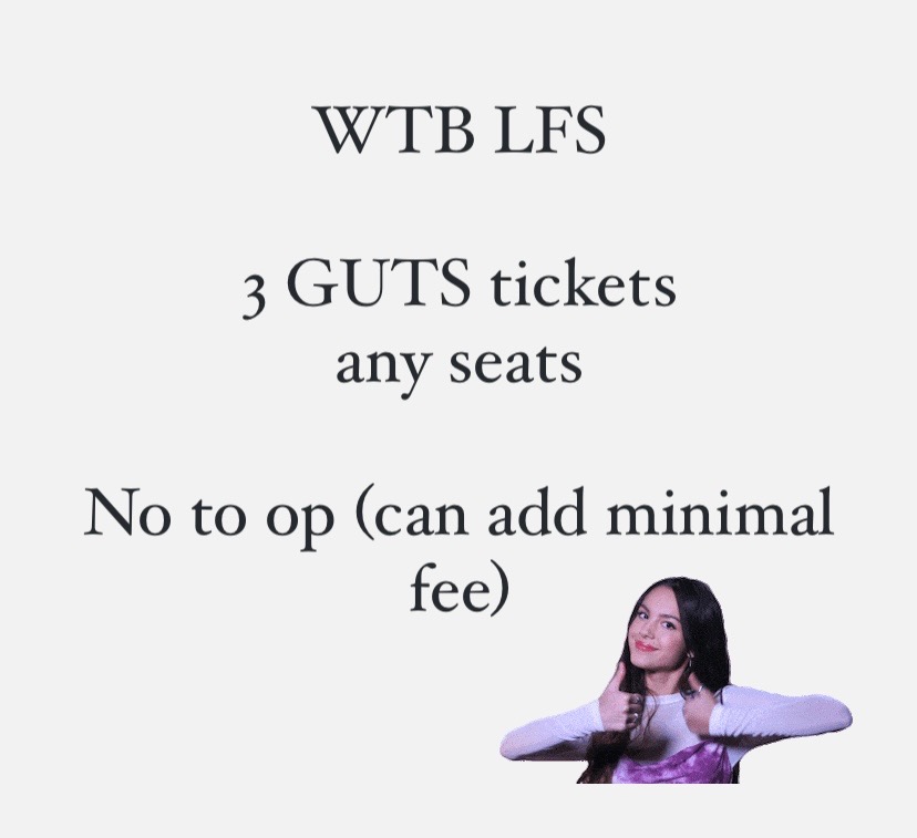 GUTS Tour manila tickets, Tickets & Vouchers, Event Tickets on Carousell