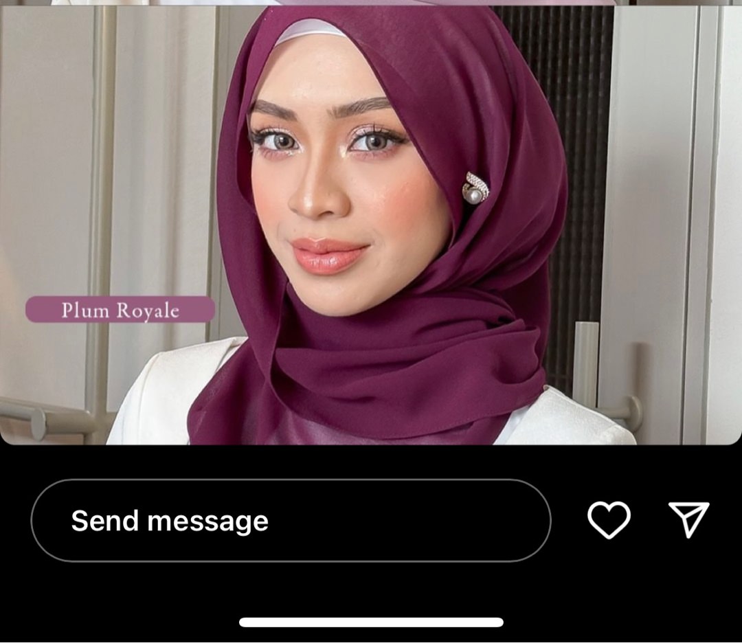 Guzel.kl nawra plum royale, Women's Fashion, Muslimah Fashion, Hijabs ...