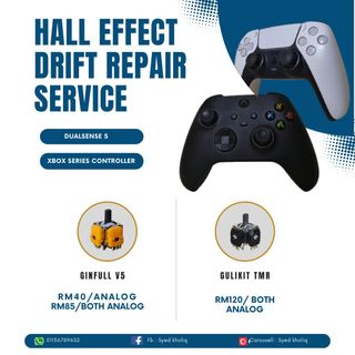 Hall effect service Dualsense 5, Video Gaming, Gaming Accessories ...