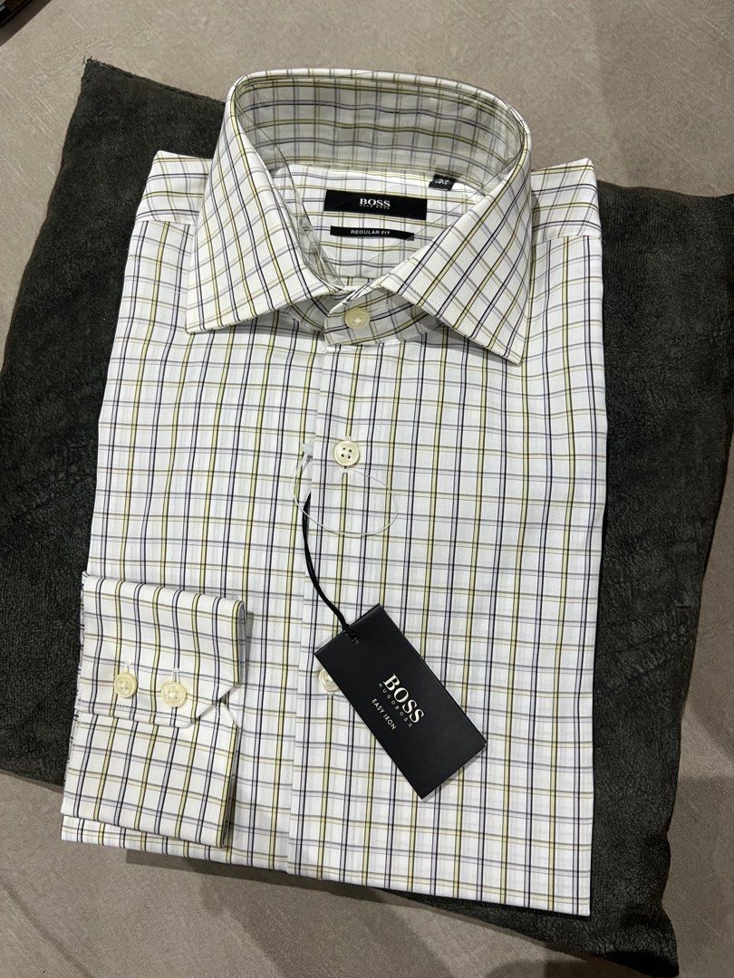 HUGO BOSS ORIGINAL, Men's Fashion, Tops & Sets, Formal Shirts on Carousell