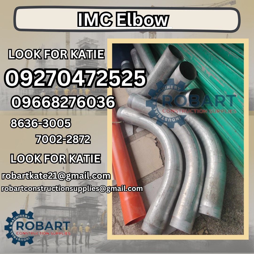 IMC Elbow, Commercial & Industrial, Construction Tools & Equipment on ...