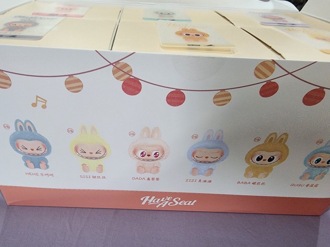 Labubu Have a sear 1 box, Hobbies & Toys, Toys & Games on Carousell