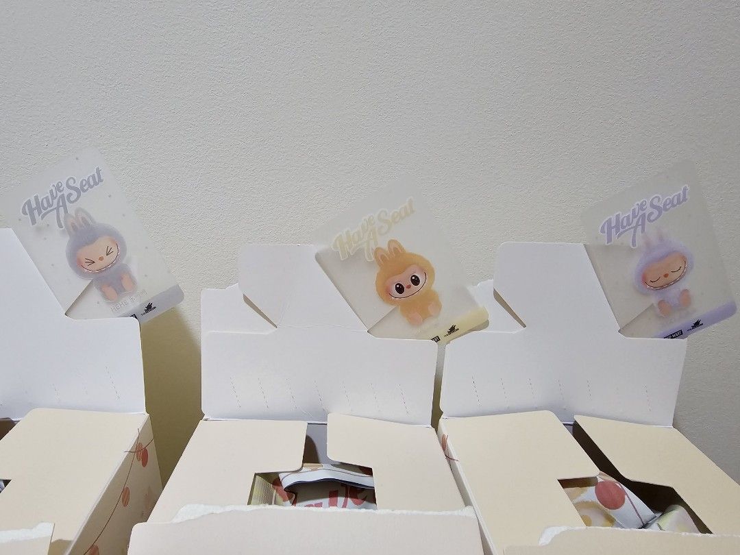 Labubu Have a Seat / Labubu v2, Hobbies & Toys, Toys & Games on Carousell