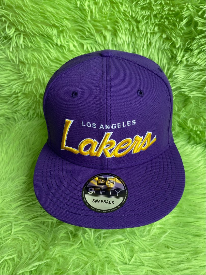 Lakers Script D Line by New Era, Men's Fashion, Watches & Accessories ...