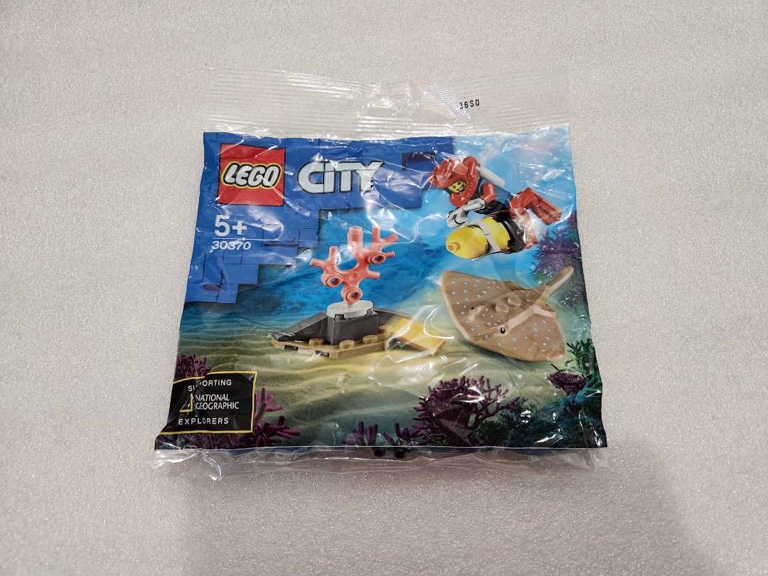 LEGO City 30370 Ocean Diver National Geographic polybag, Hobbies & Toys ...