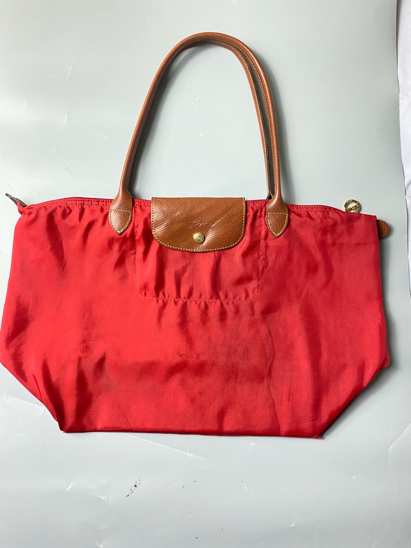 Long champ le pliage large long handle, Luxury, Bags & Wallets on Carousell