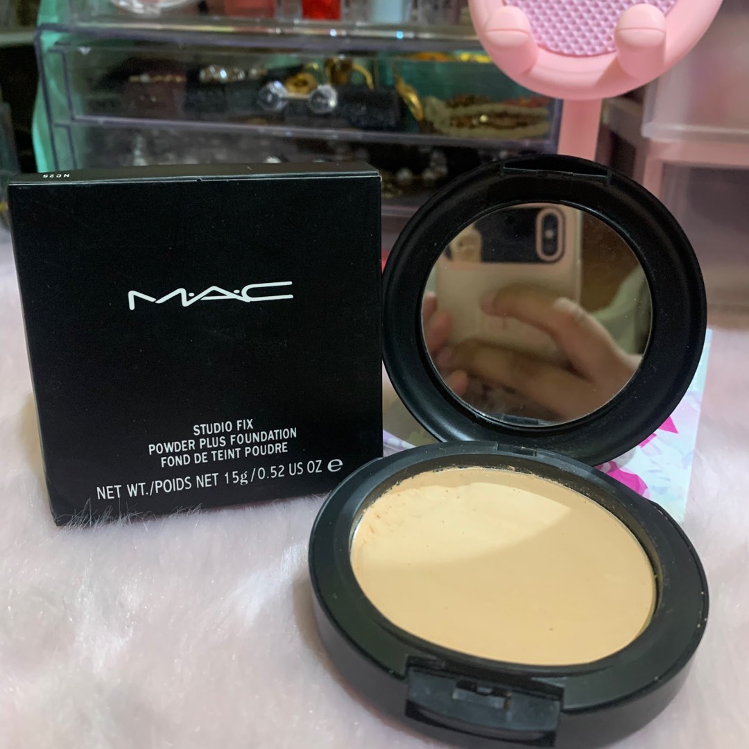 AUTHENTIC MAC Studio Fix Powder Plus Foundation, Beauty & Personal Care ...