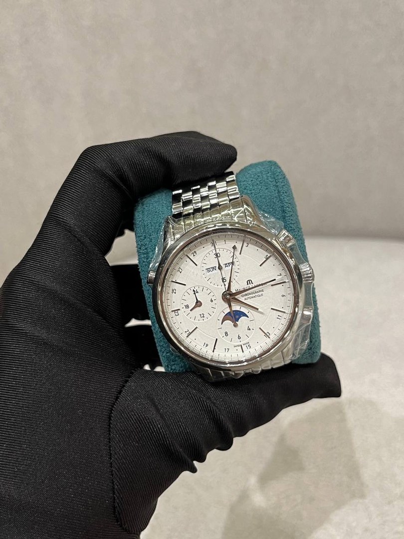 MAURICE LACROIX LES CLASSIQUES CHRONOGRAPH PERPETUAL CALENDER MOON FACE ...