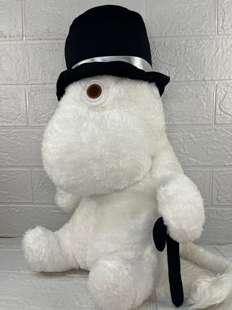 Tove Jansson Moomin Series: Moominpappa The White Hippo Plush/Stufftoy ...