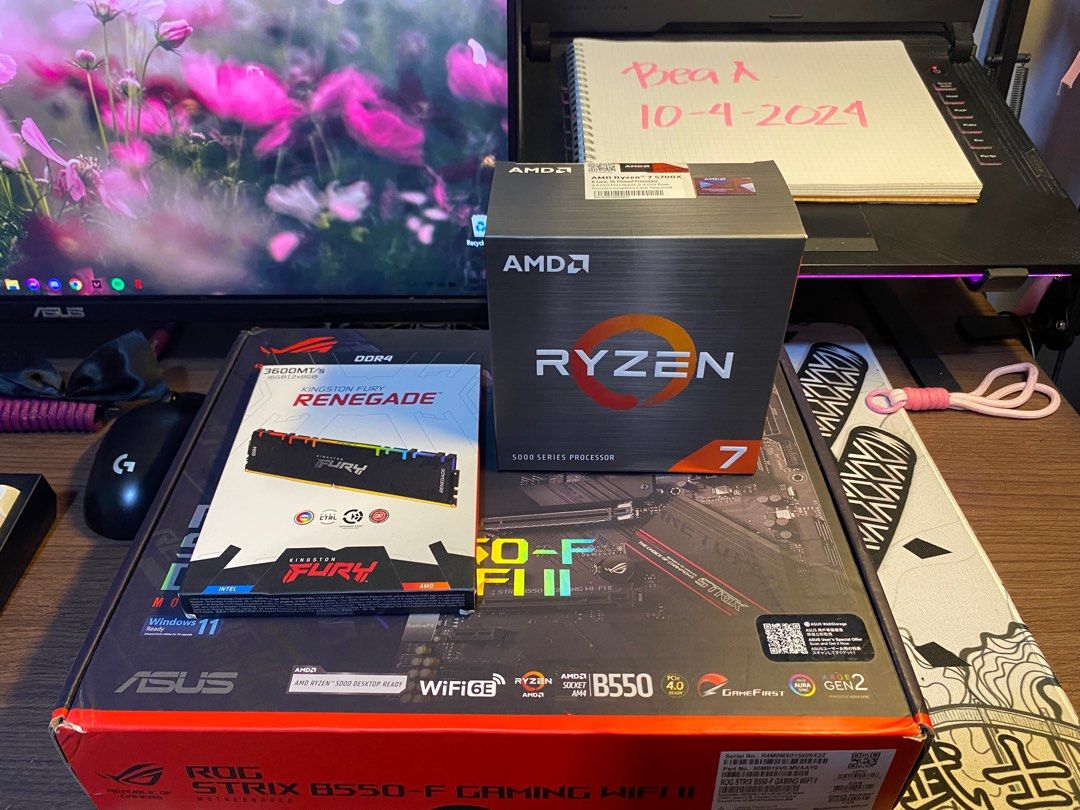 Motherboard, CPU, & Ram Set, Computers & Tech, Parts & Accessories ...