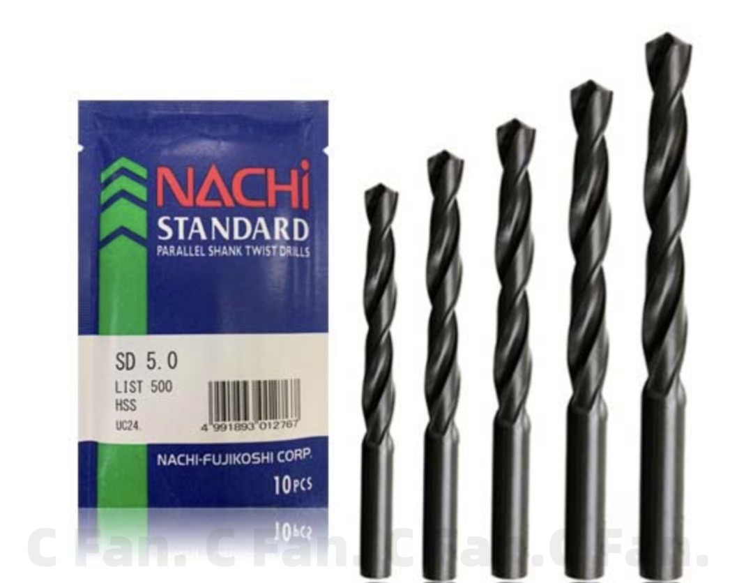 日本NACHI 鑽頭 直柄鑽頭 單支 1.0/ 1.5 / 2.0 / 2.5 / 3.0mm, 家具及居家用品, 居家改善及收納用品, 居家改善及收納用品在旋轉拍賣