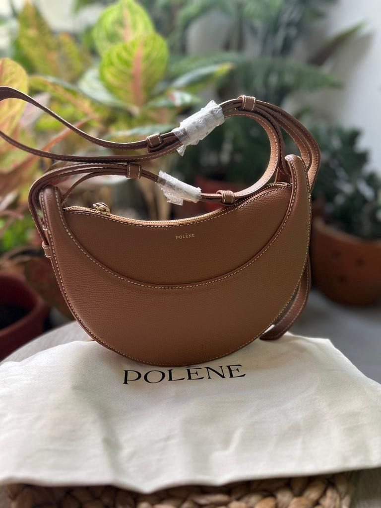 NEW !! POLENE DIX CAMEL, Barang Mewah, Tas & Dompet di Carousell