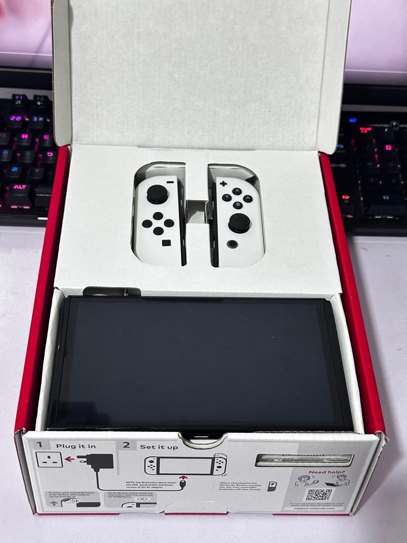 Nintendo Switch | OLED Model | Fullset Box | Have Receipt | 3 Month ...