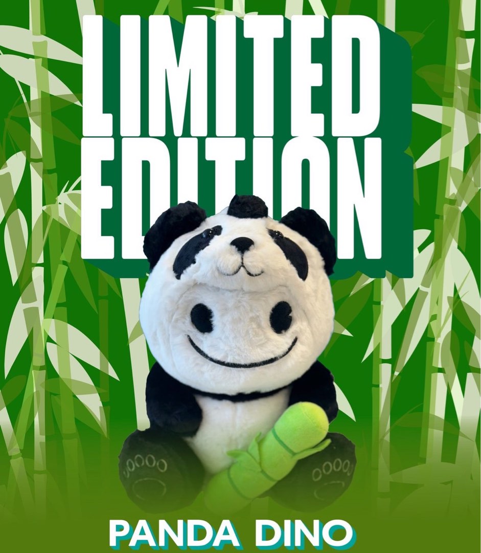 OFFICIAL BIGO Live 30cm Panda Dino Plush Toy (Limited Edition), Hobbies & Toys, Toys & Games on ...