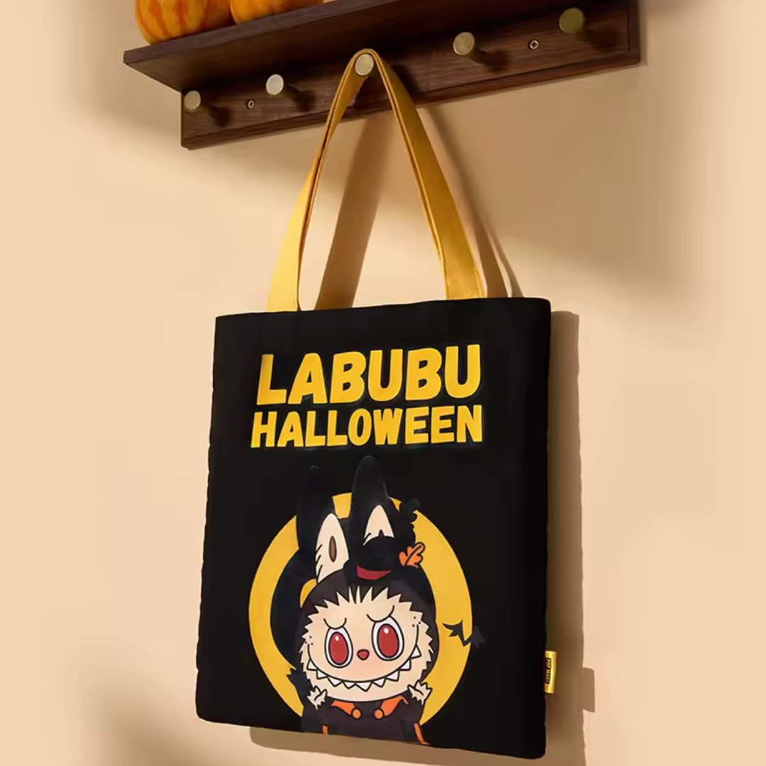 (ON HAND) LABUBU Canvas Bag, Women's Fashion, Bags & Wallets, Tote Bags ...