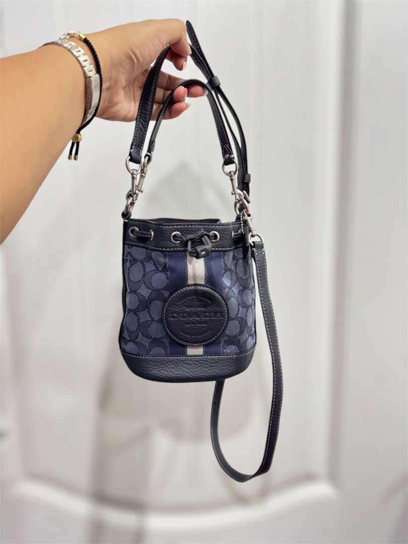 Original Coach Mini Dempsey Bucket Bag, Women's Fashion, Bags & Wallets ...