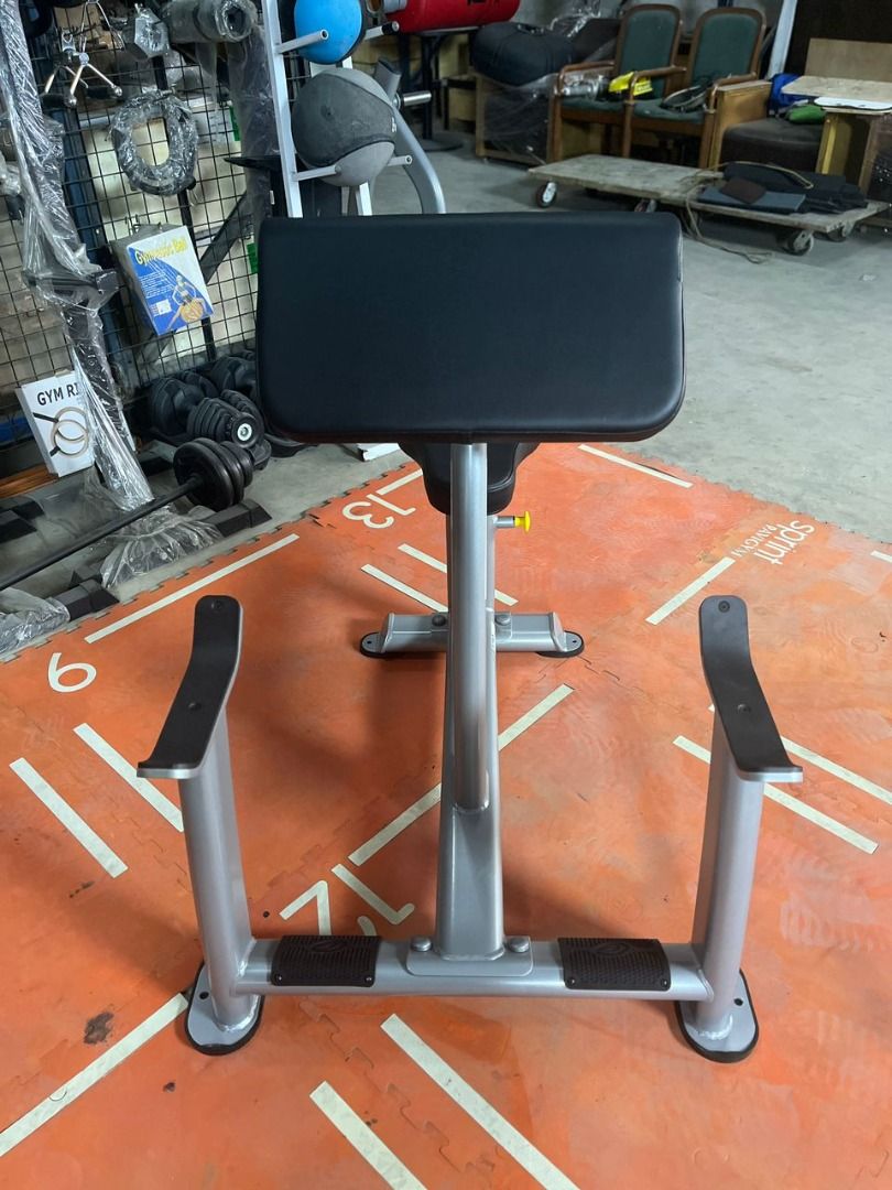 Paramount True Fitness Seated Bicep Preacher Curl Gym Equipment, Sports ...