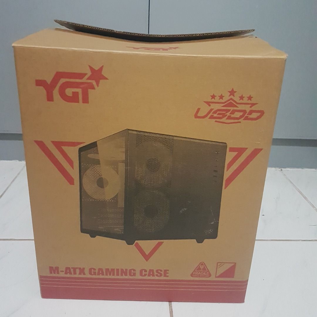 PC Case - YGT V300 Black (M-ATX/ITX), Computers & Tech, Parts ...