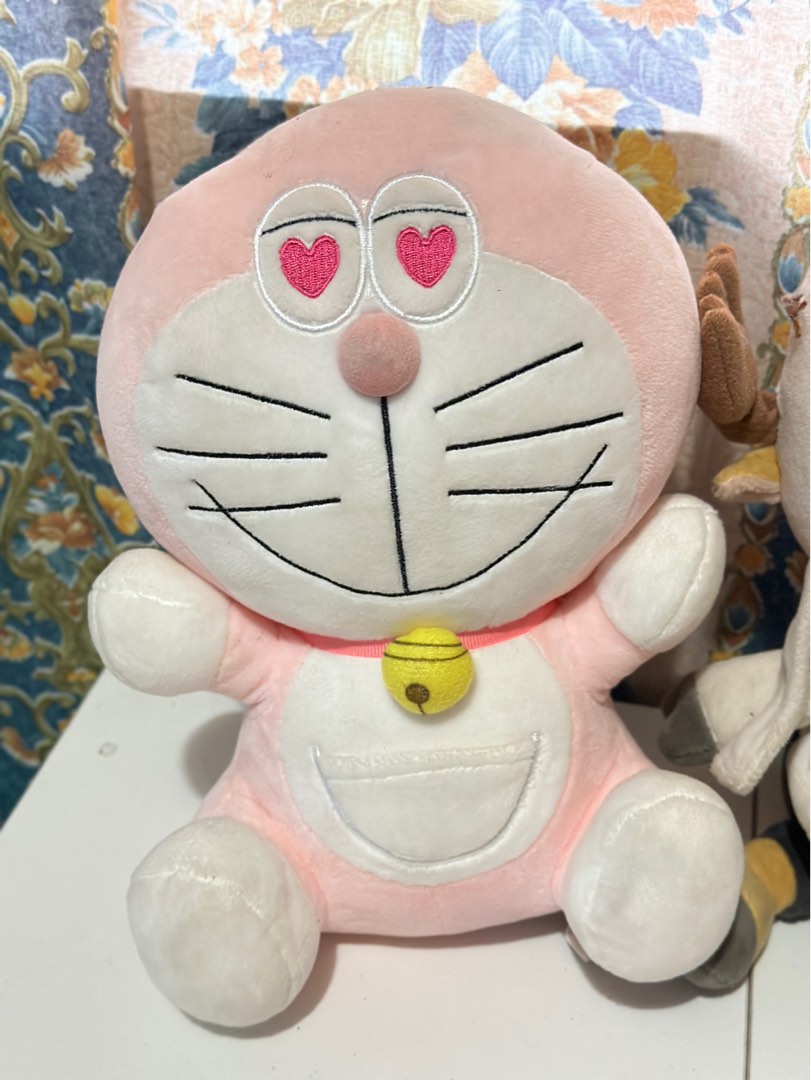 Pink Doraemon Fan Merch 9 inches, Furniture & Home Living, Lighting ...