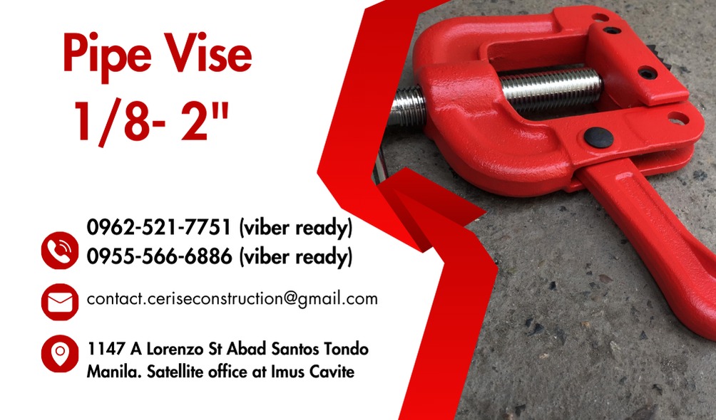 Pipe Vise, Commercial & Industrial, Construction Tools & Equipment on ...