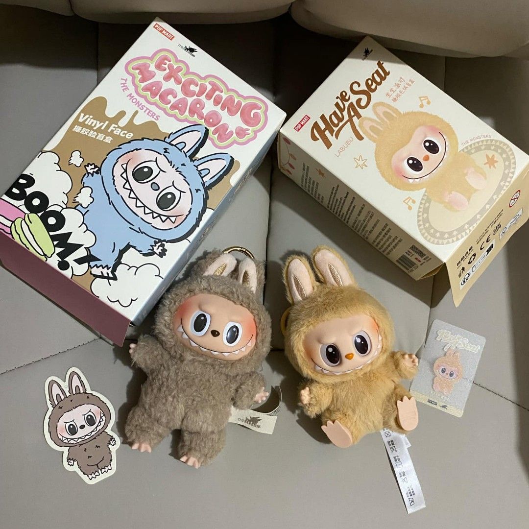 (Pls Read Desc) Popmart Labubu Bundle Baba & Toffee, Hobbies & Toys ...
