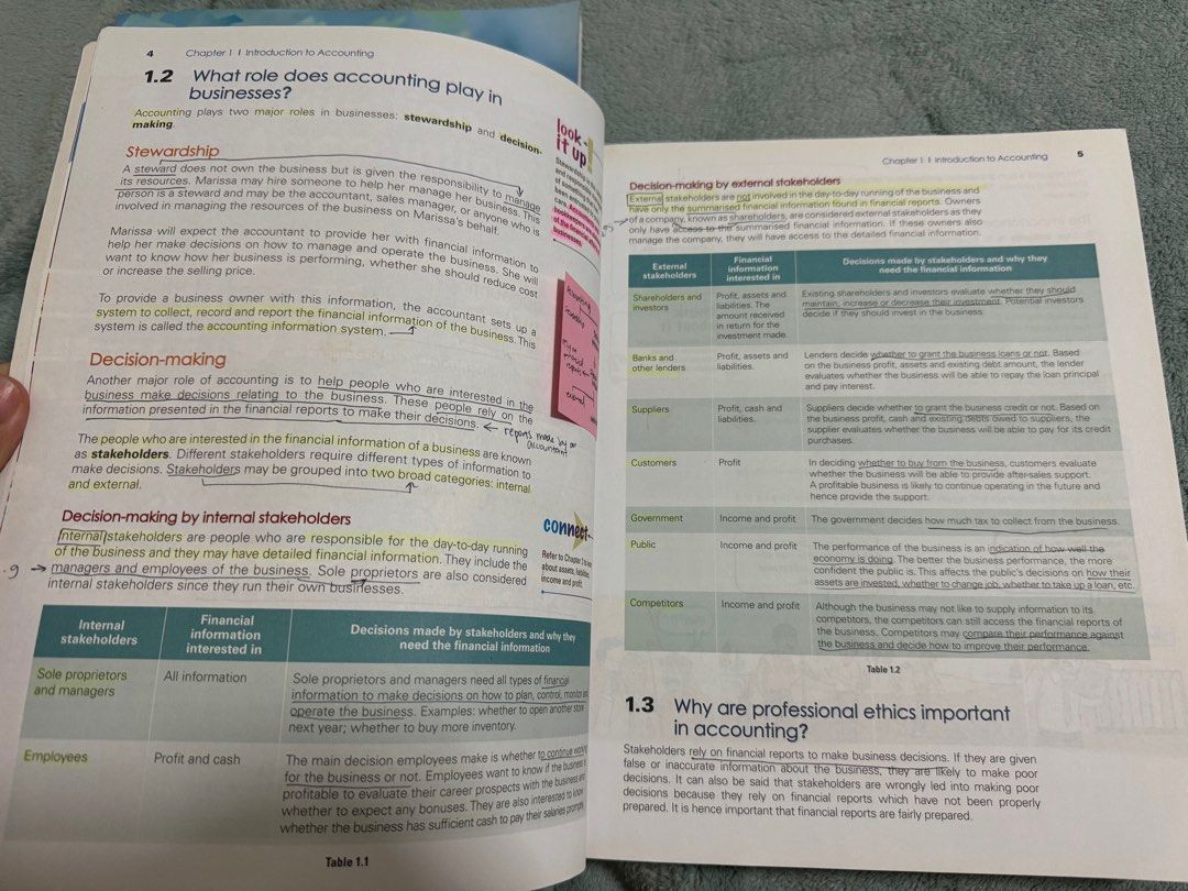 POA - PRINCIPLES OF ACCOUNTS TEXTBOOK & WORKBOOK, Hobbies & Toys, Books ...