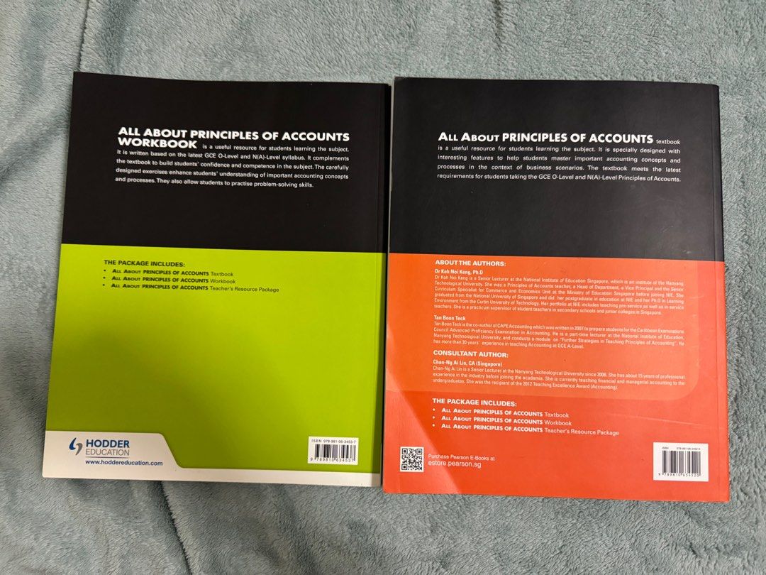 POA - PRINCIPLES OF ACCOUNTS TEXTBOOK & WORKBOOK, Hobbies & Toys, Books ...