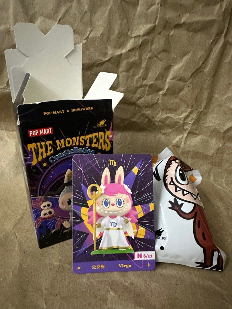 Pop Mart Labubu The Monsters Constellation 星座系列-Virgo (Condition as ...