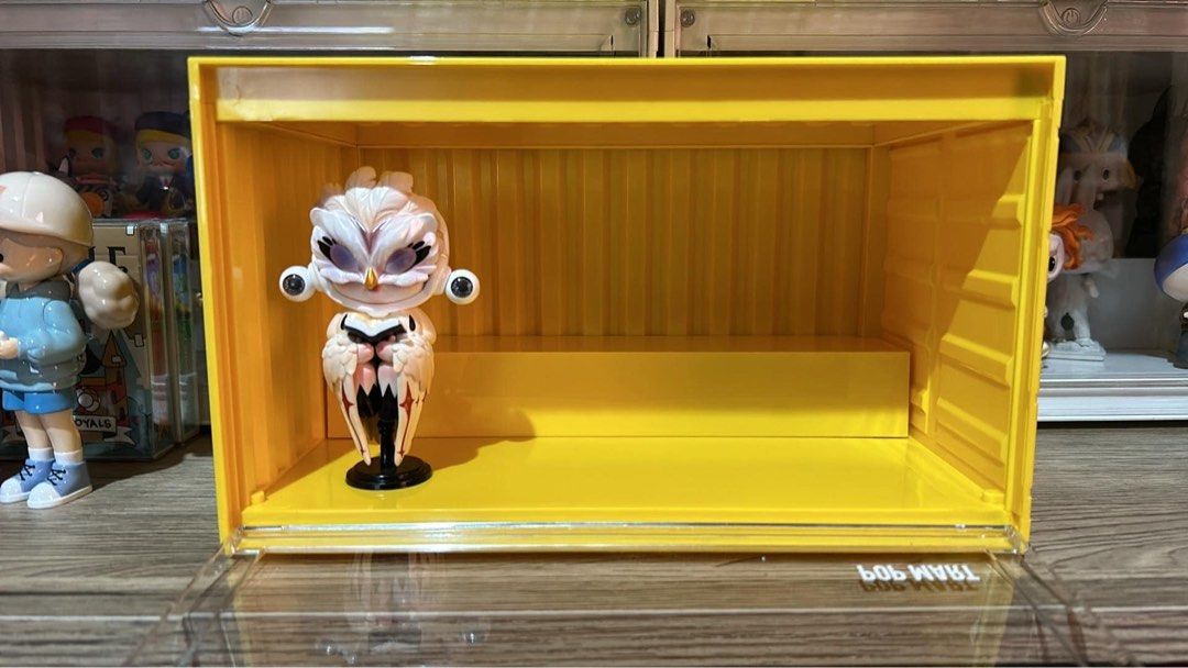 POP MART Mini Display Case - Yellow, Hobbies & Toys, Toys & Games on ...