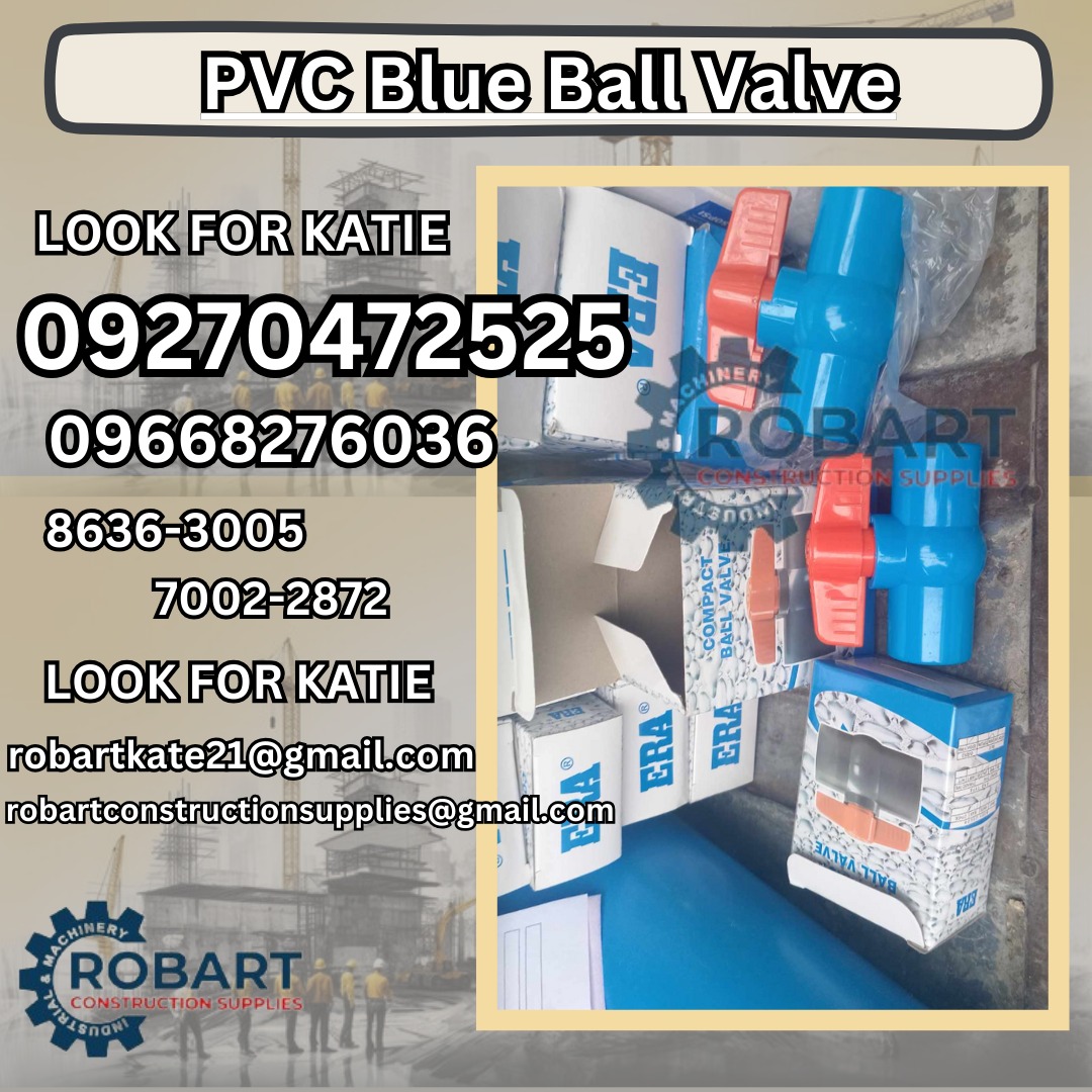PVC Pipe (Blue), Commercial & Industrial, Construction Tools & Equipment on Carousell