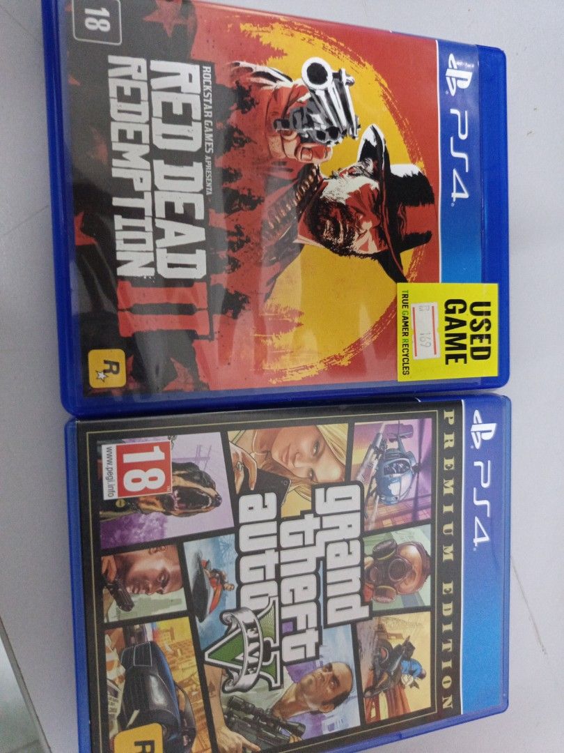 Rdr2&Gta Premium, Video Gaming, Video Games, PlayStation on Carousell