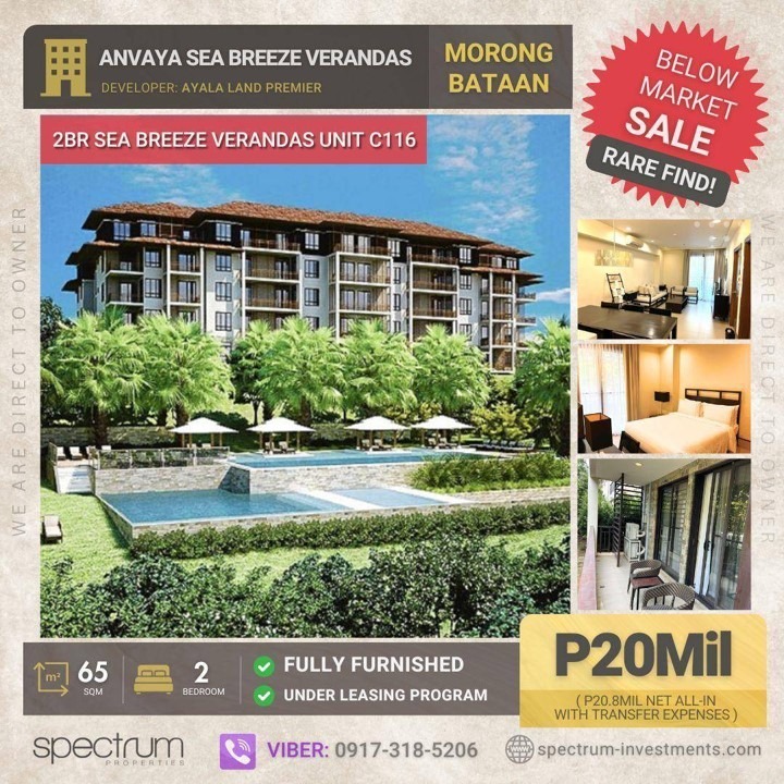 Rush Sale! Below Market Sale! Rare Find! Anvaya Sea Breeze Verandas ...