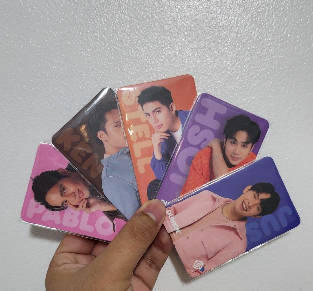 SB19 Photocard Dunkin Exclusive Complete set, Hobbies & Toys ...