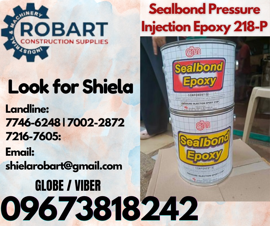 Sealbond Pressure Injection Epoxy 218-P, Commercial & Industrial ...