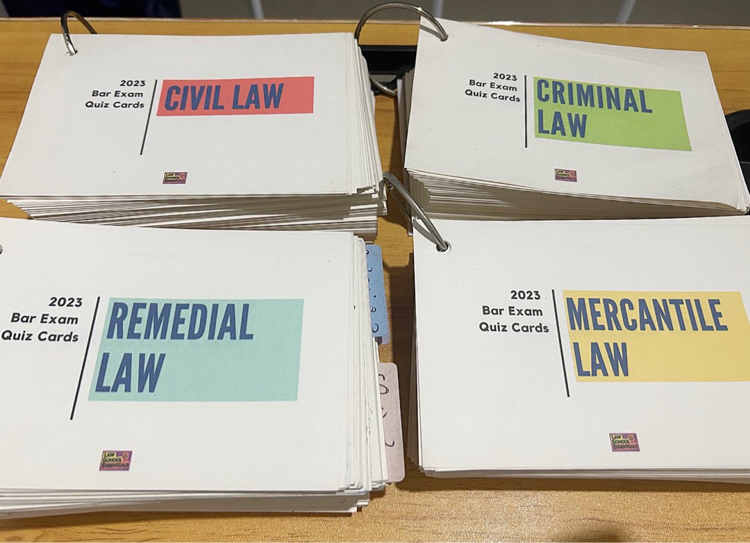 (SET) 2023 Flashcards Reviewer- Rem, Civ, Crim, Merc, Hobbies & Toys ...