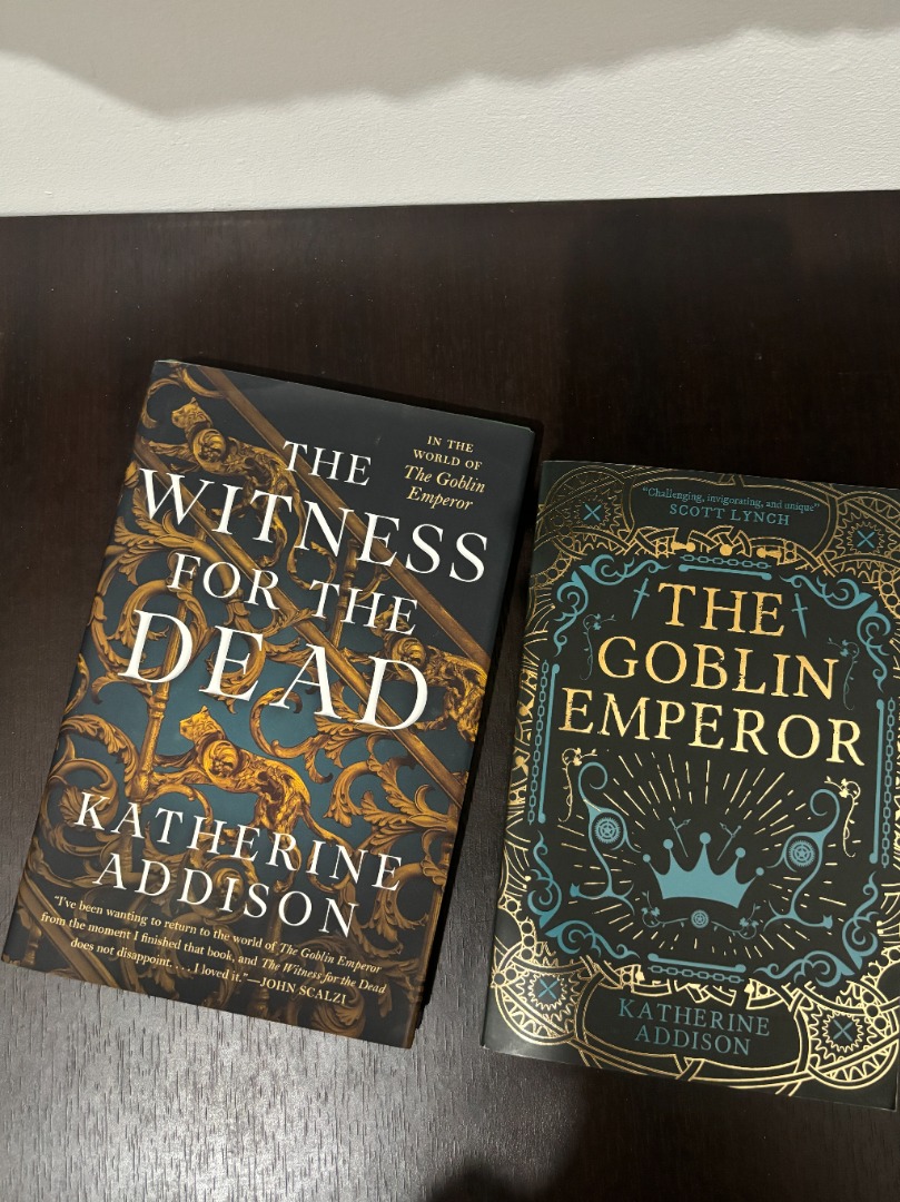 [SET only] Goblin Emperor (PB) and The Witness for the dead (HB) set by ...