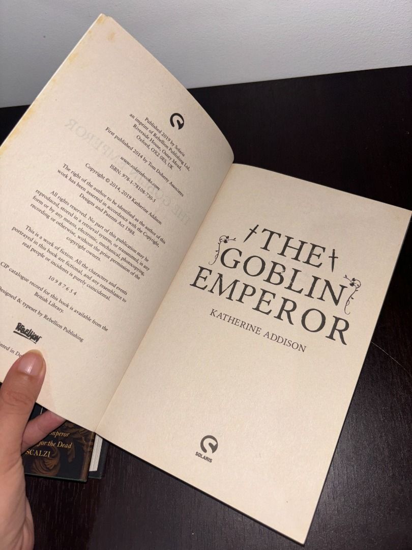 [SET only] Goblin Emperor (PB) and The Witness for the dead (HB) set by ...