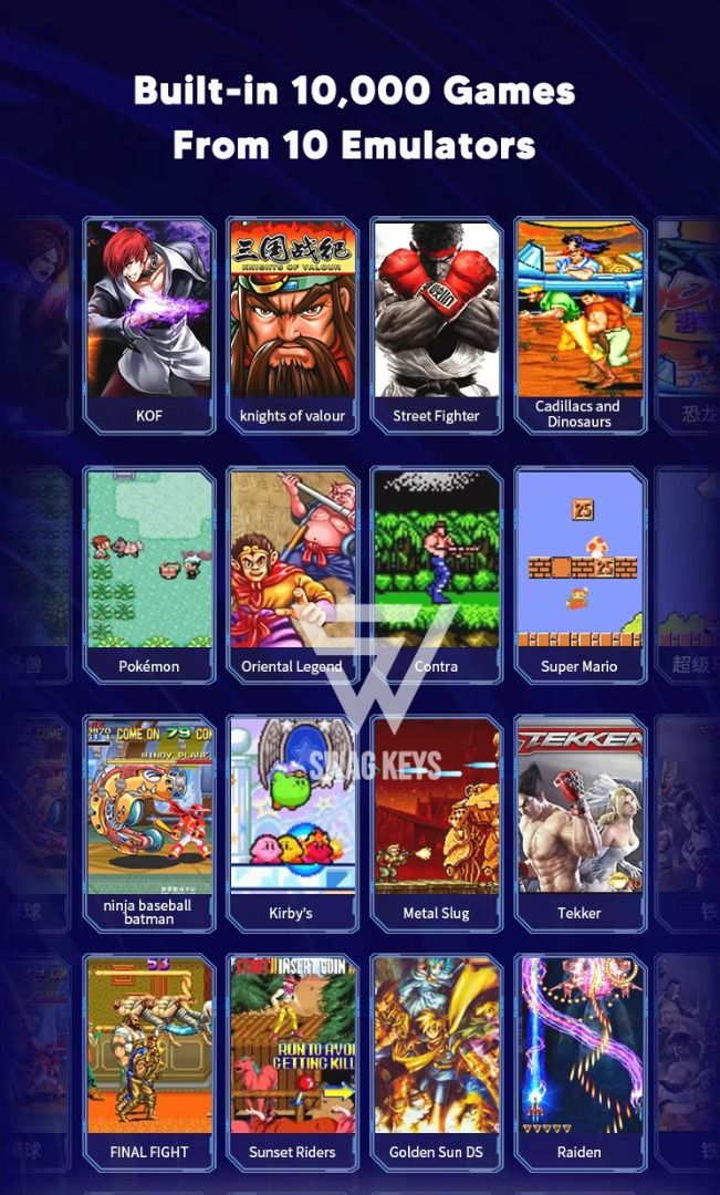 [SG] M9 Dual Pandora Box | Clicky Blue Switch Buttons | Built-in 64GB ...