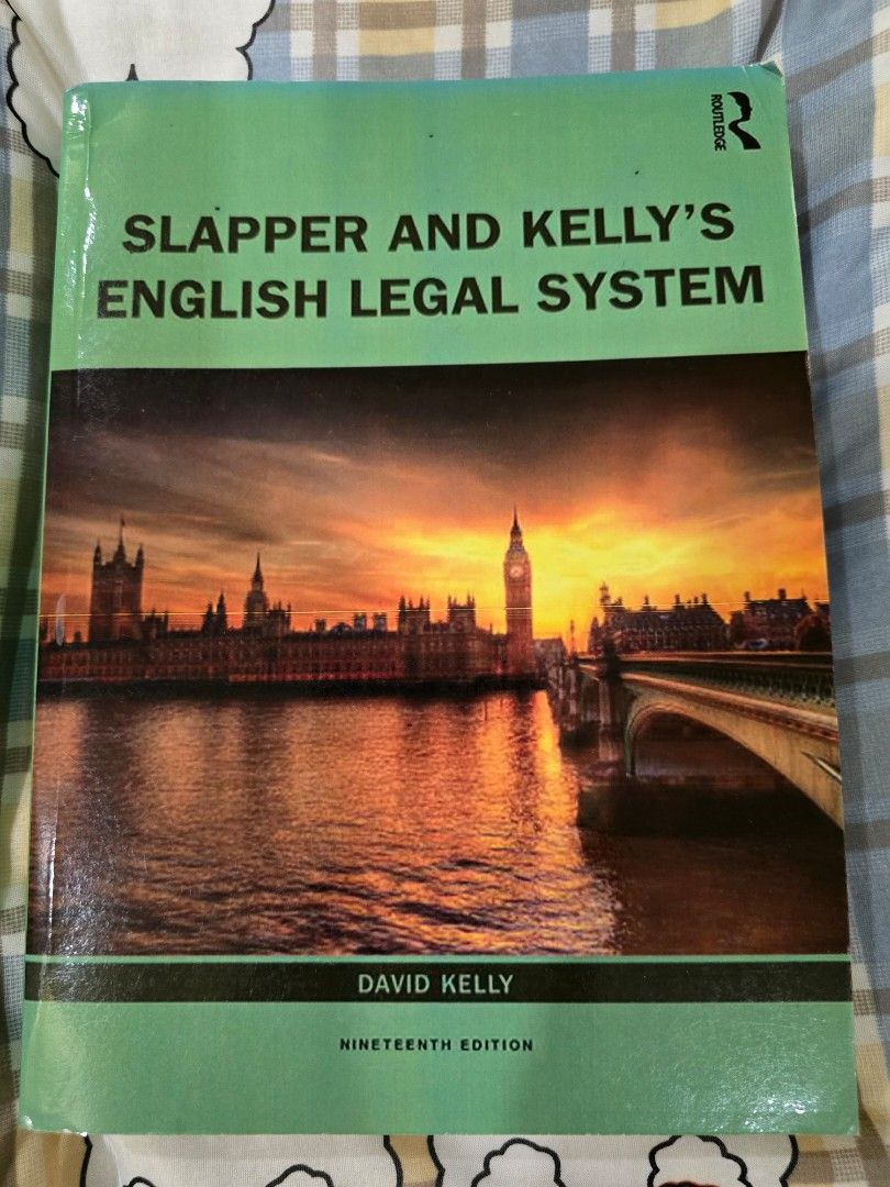 Slapper and Kelly's English Legal System 19th ed, Hobbies & Toys, Books ...