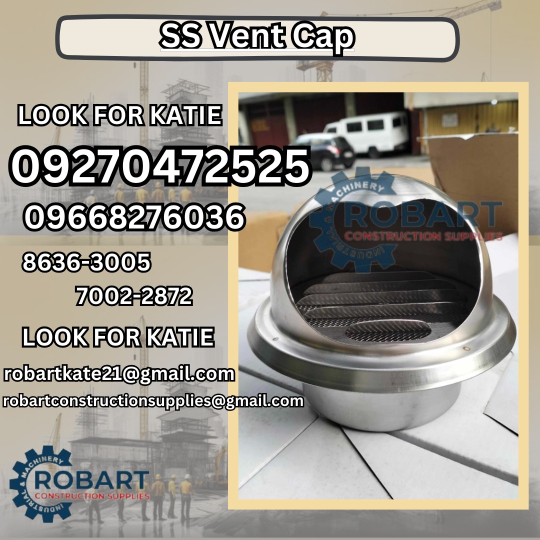 SS Vent Cap, Commercial & Industrial, Construction Tools & Equipment on ...