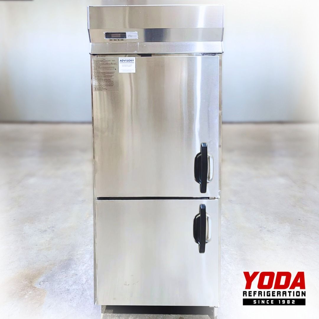 Stainless Steel 2 Door Upright Freezer Inverter Commercial Fridge (610L ...