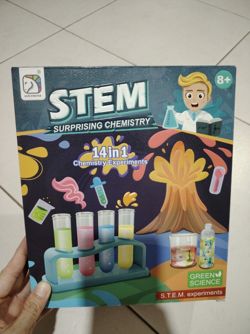 STEM Chemistry Experiment (14 in 1), Hobbies & Toys, Stationery & Craft ...