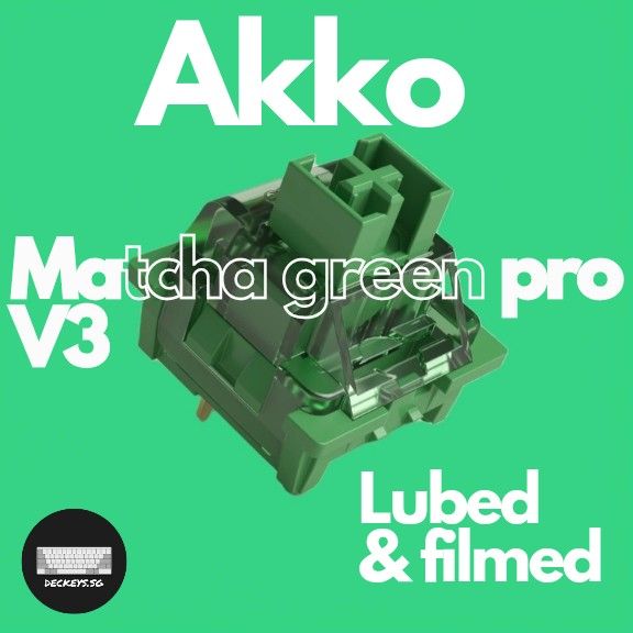 [STOCK/LUBED] Akko Matcha Green Pro V3 Switches for custom mechanical ...
