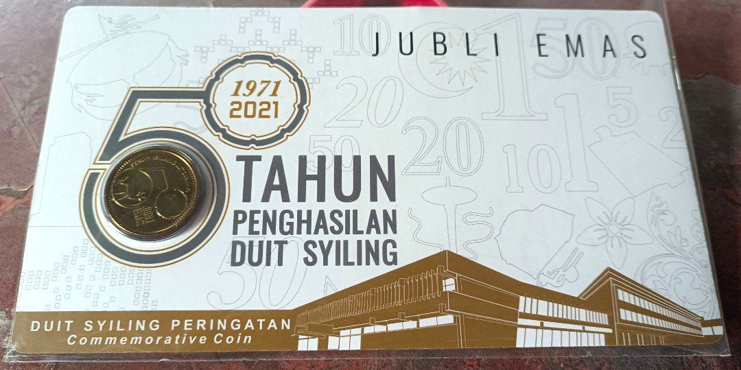 Syiling Peringatan Kilang Wang BNM Jubli Emas 1971 - 2021, Hobbies ...