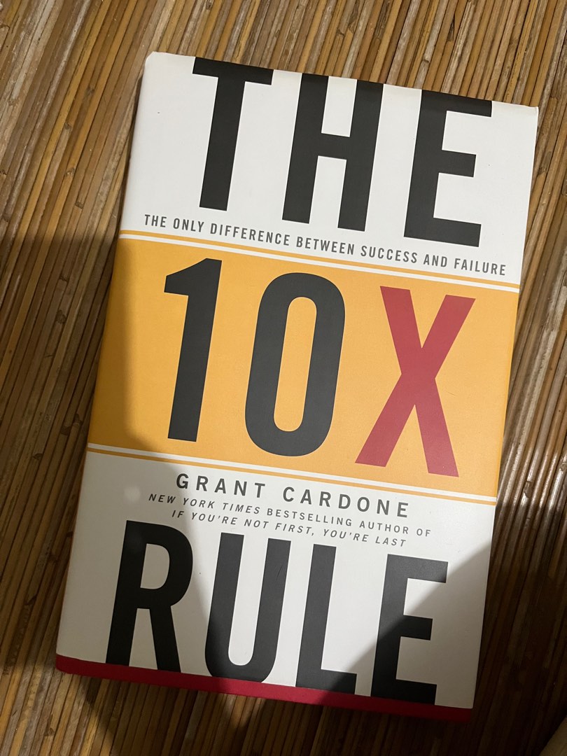The 10x Rule Hardbound & Think and Grow Rich by Napoleon Hill, Hobbies ...